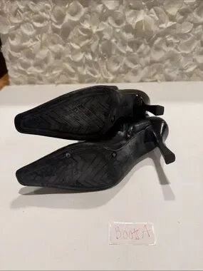 Gianni Bini | Shoes | Gianni Bini Black Midcalf Squaretoe Leather Boots ...